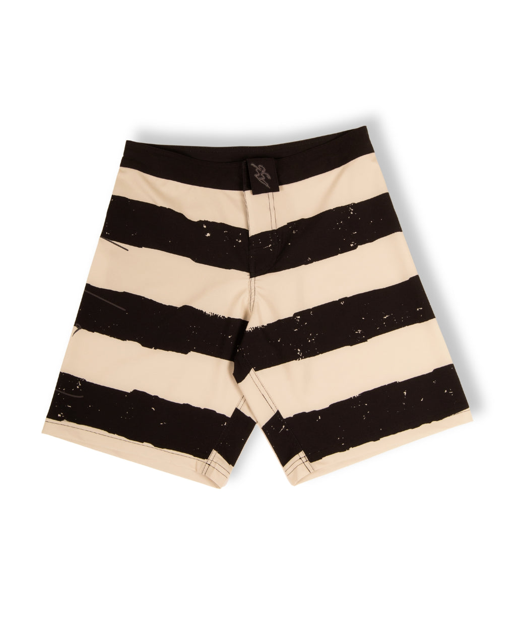 DAHUI HORIZONTAL HYBRID SHORT - BLACK/WHITE – Da Hui Clothing